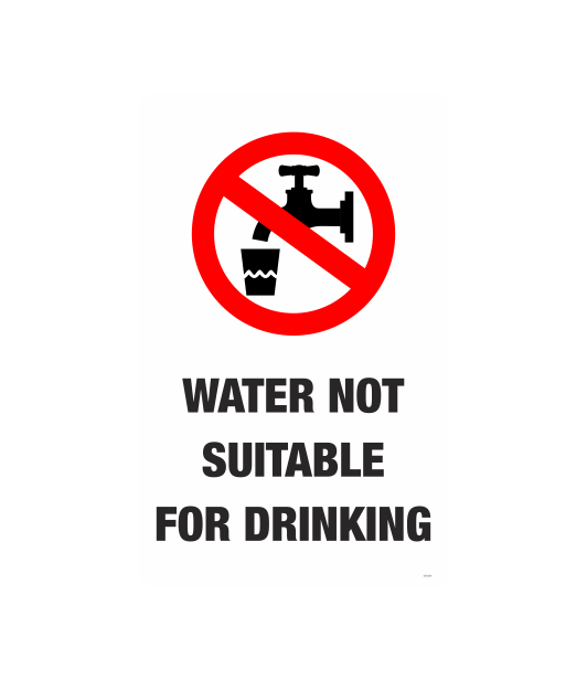 SSG256 - WATER NOT SUITABLE FOR DRINKING – Sticksafe
