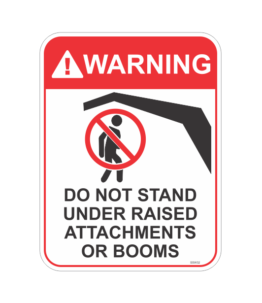 SSW32 - WARNING DO NOT STAND – Sticksafe